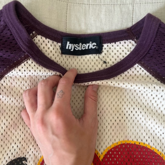 Hysteric Glamour | Tops | Vintage Hysteric Glamour Jersey Like Baby Tee | Poshmark